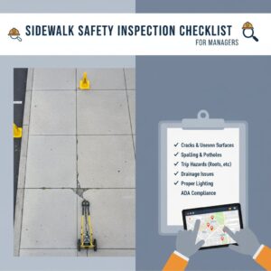 Sidewalk Trip Hazard Repair: Manager Safety Checklist